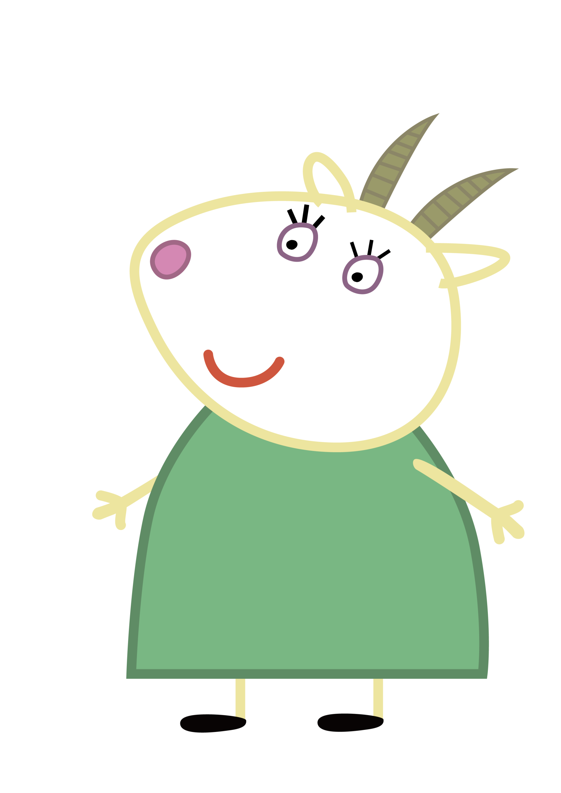 Peppa Pig Gabriella Goat Logo PNG, SVG, AI Vector – Free Download