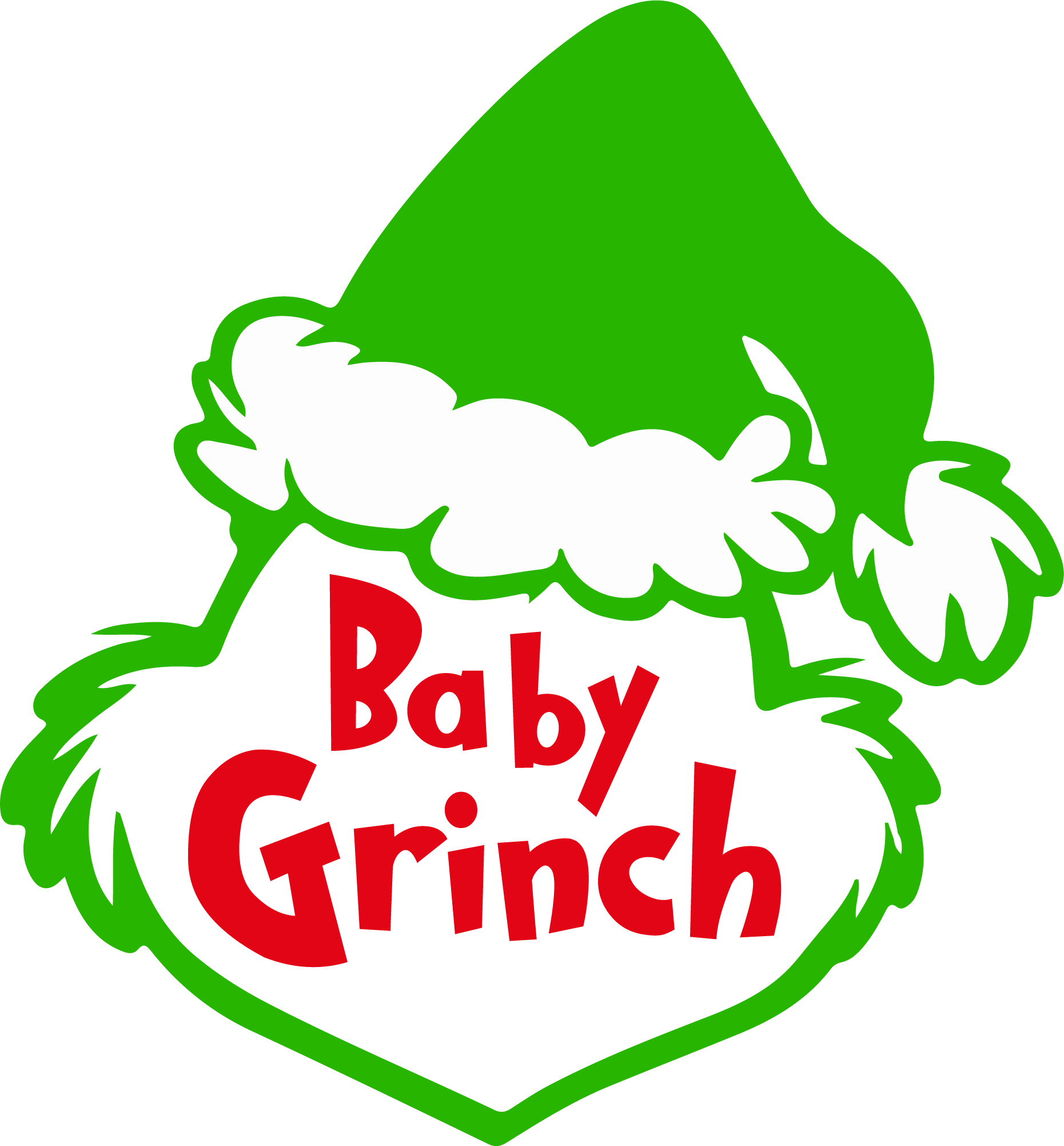 Grinch Christmas Baby Logo PNG, SVG, AI Vector – Free Download