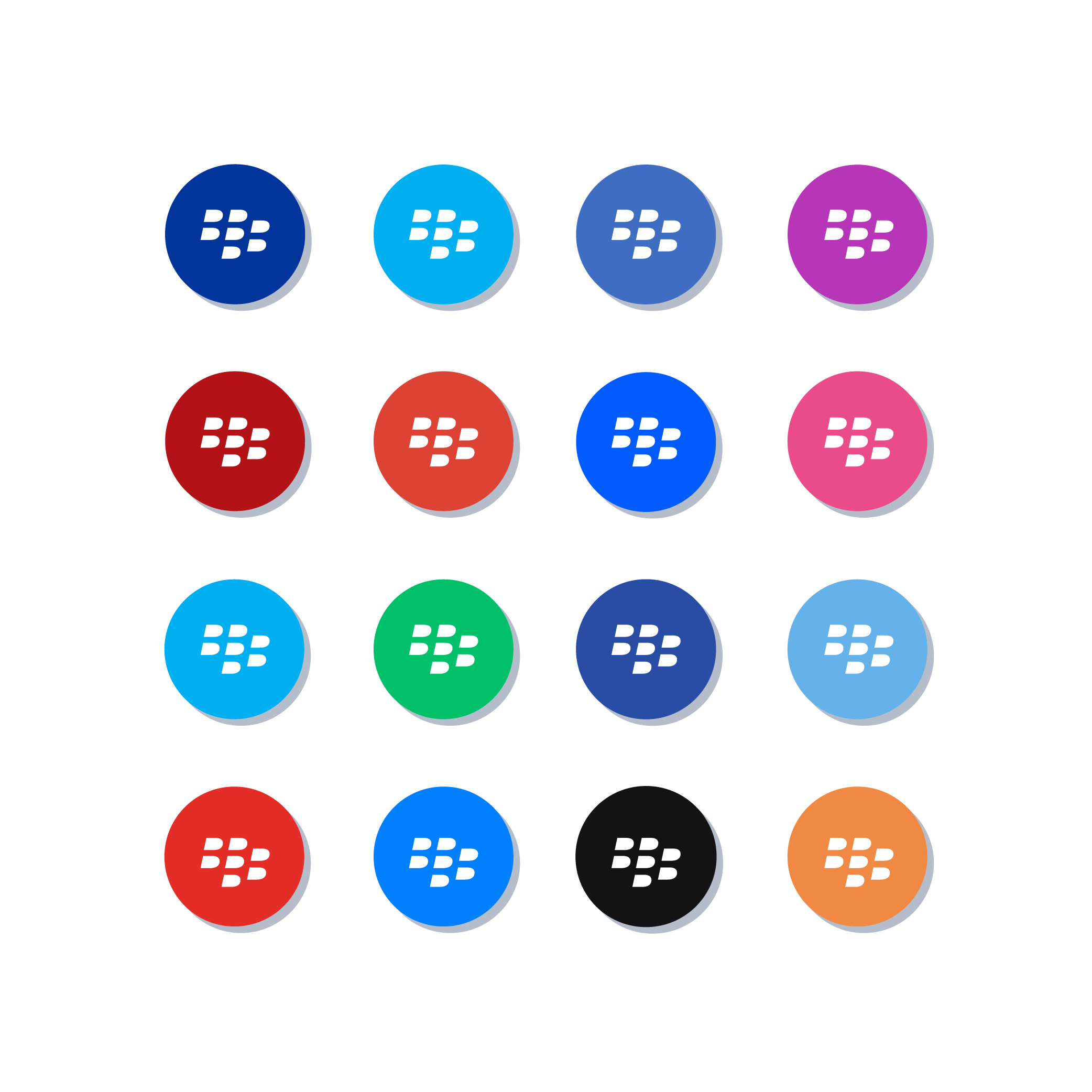 BlackBerry App Icons Pack Logo PNG, SVG, AI Vector – Free Download