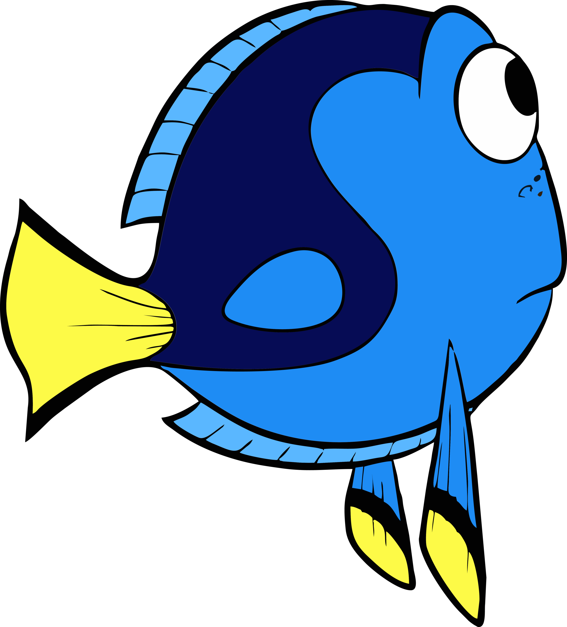 Finding Nemo Dory 3 Logo PNG, SVG, AI Vector – Free Download