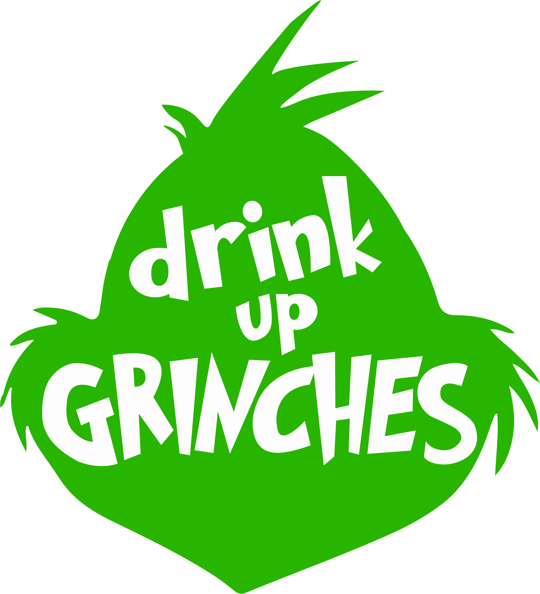 Grinch Christmas Face Drink up Logo PNG, SVG, AI Vector – Free Download
