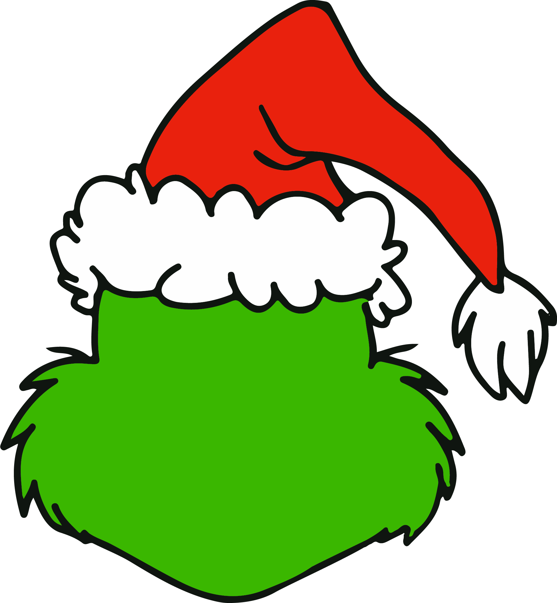 Grinch Christmas Face 3 Logo PNG, SVG, AI Vector – Free Download