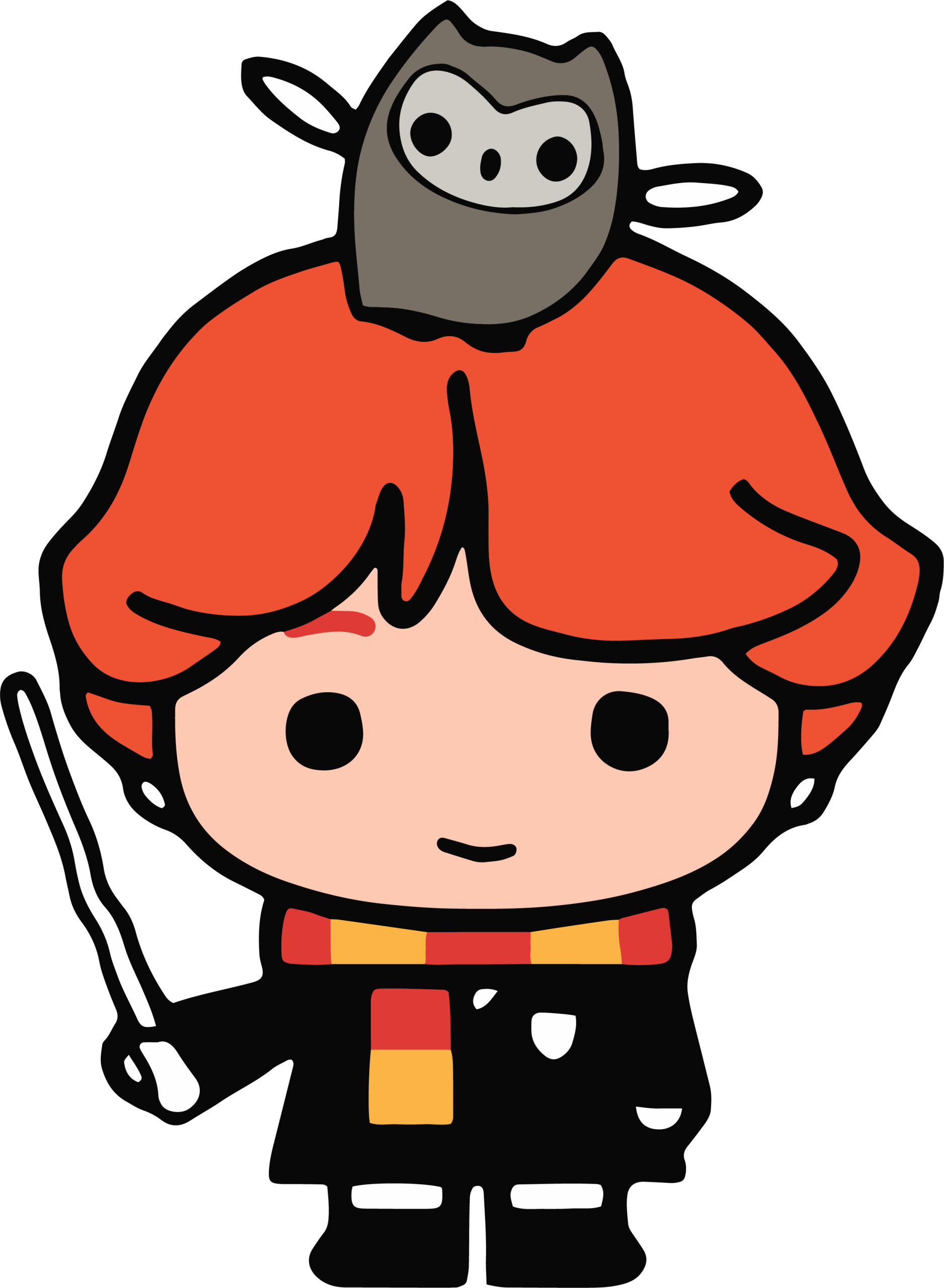 Harry Potter Ron Weasley Logo PNG, SVG, AI Vector – Free Download