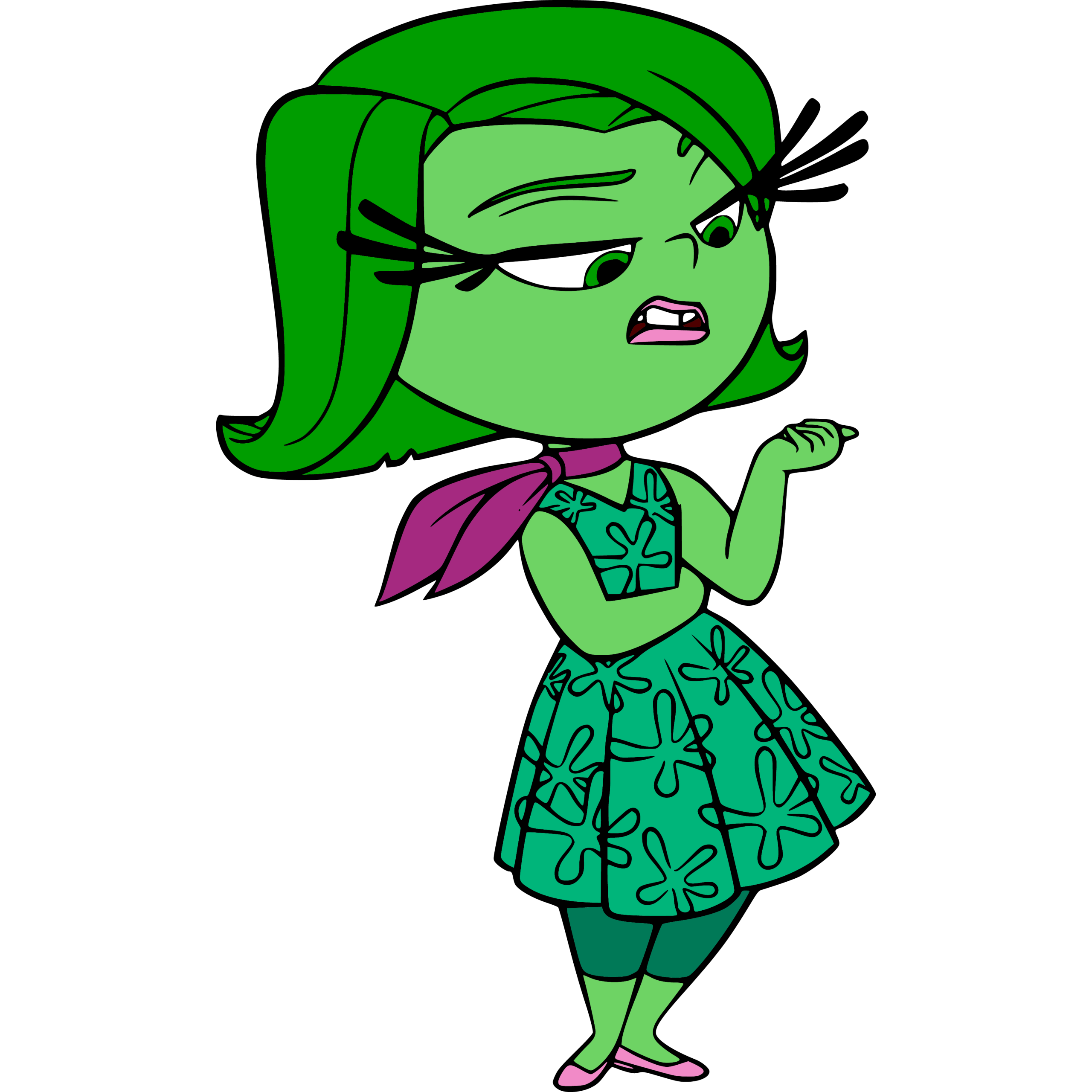 Inside Out Disgust Logo PNG, SVG, AI Vector – Free Download