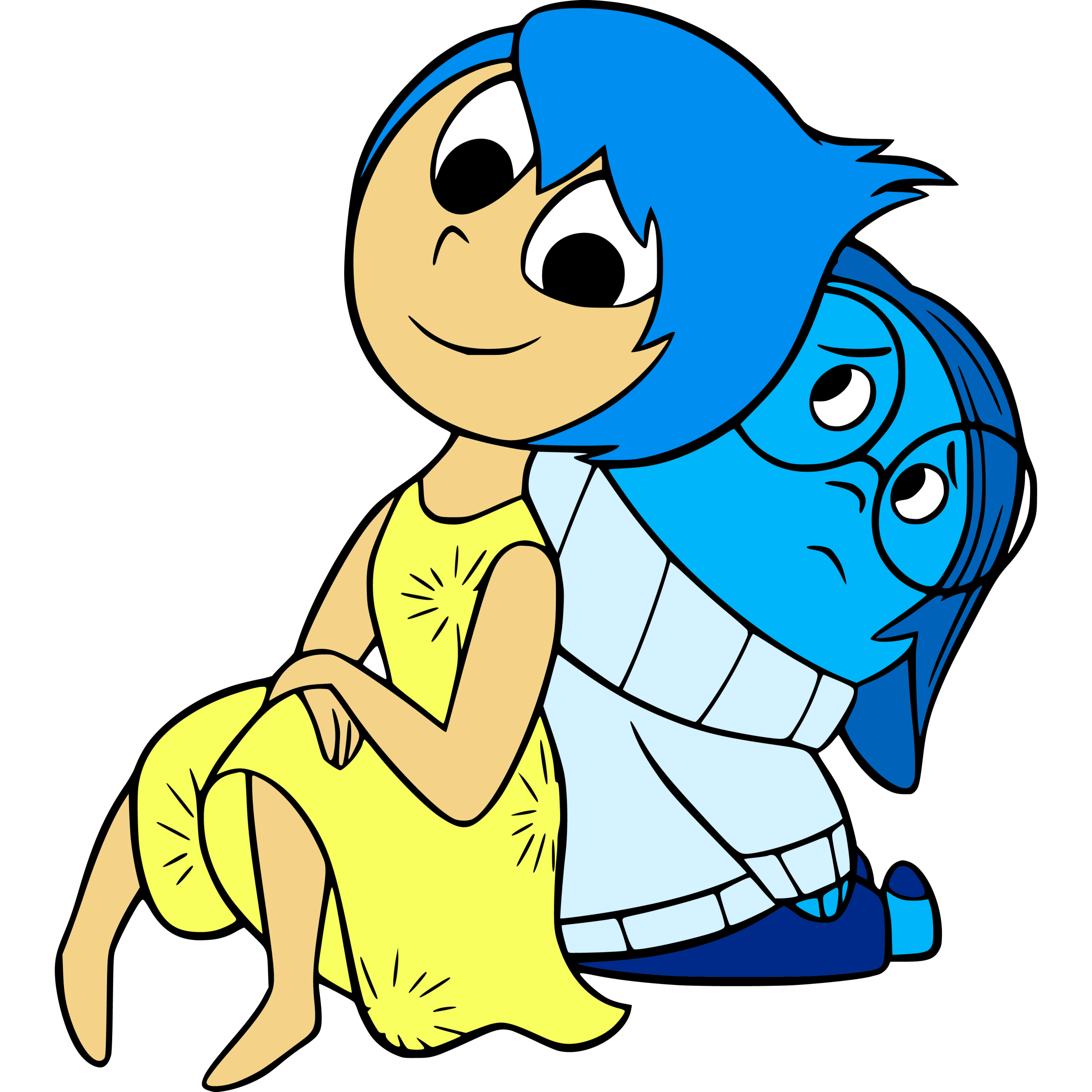 Inside Out Joy and Sadness 5 Logo PNG (Transparent) SVG AI – Free Download