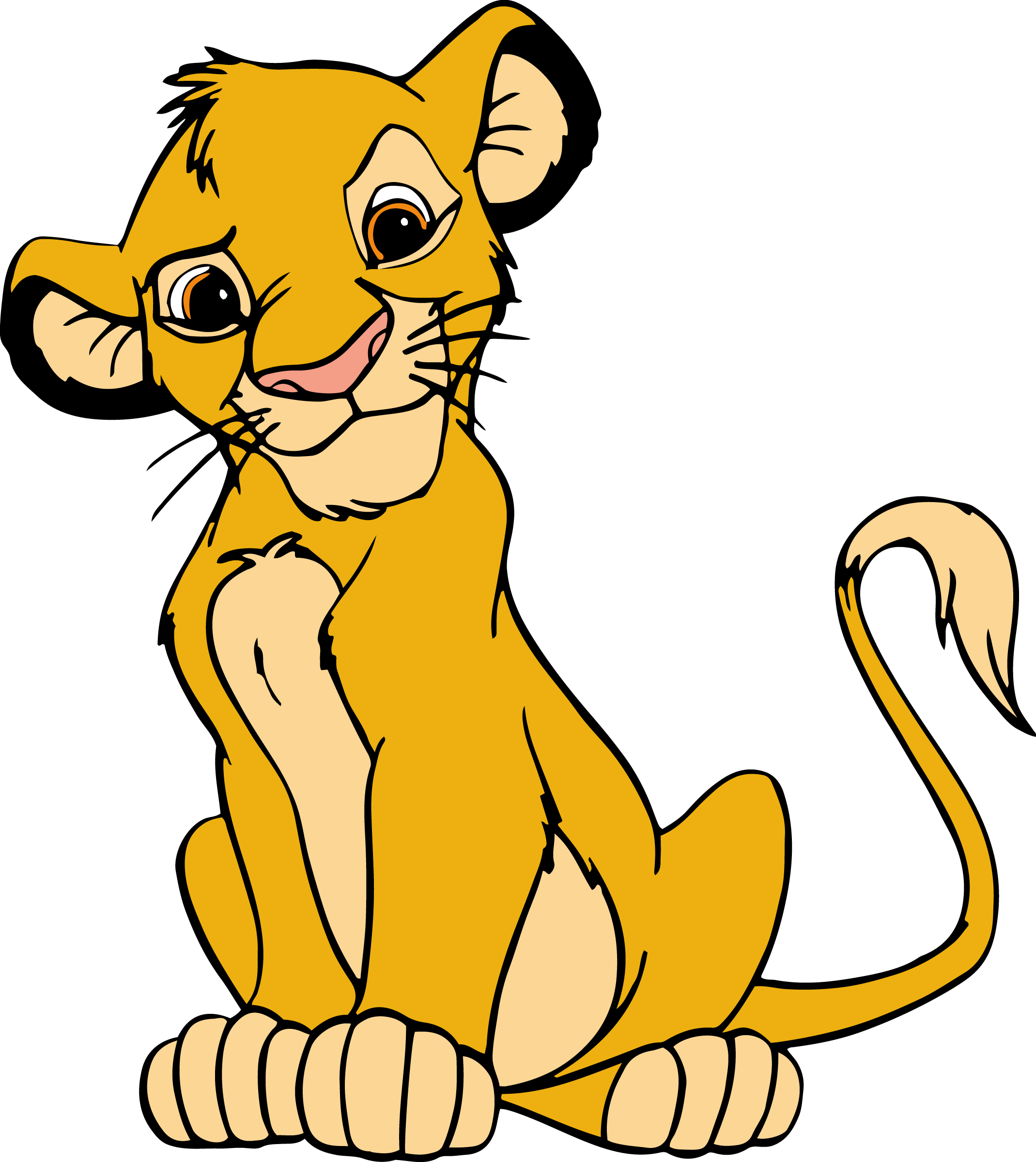 Lion King Baby Simba Logo PNG (Transparent) SVG AI – Free Download