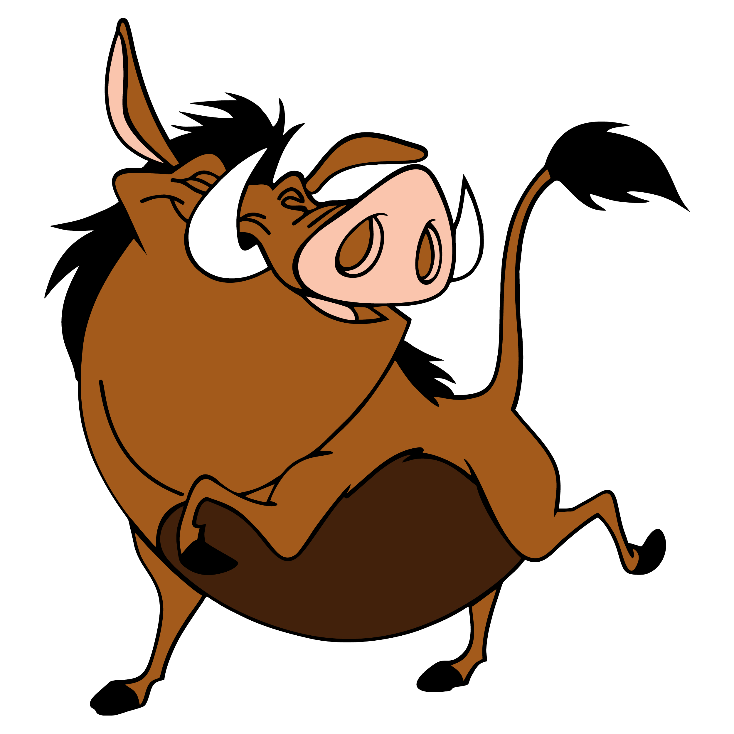 Lion King Pumbaa Playing Logo PNG, SVG, AI Vector – Free Download