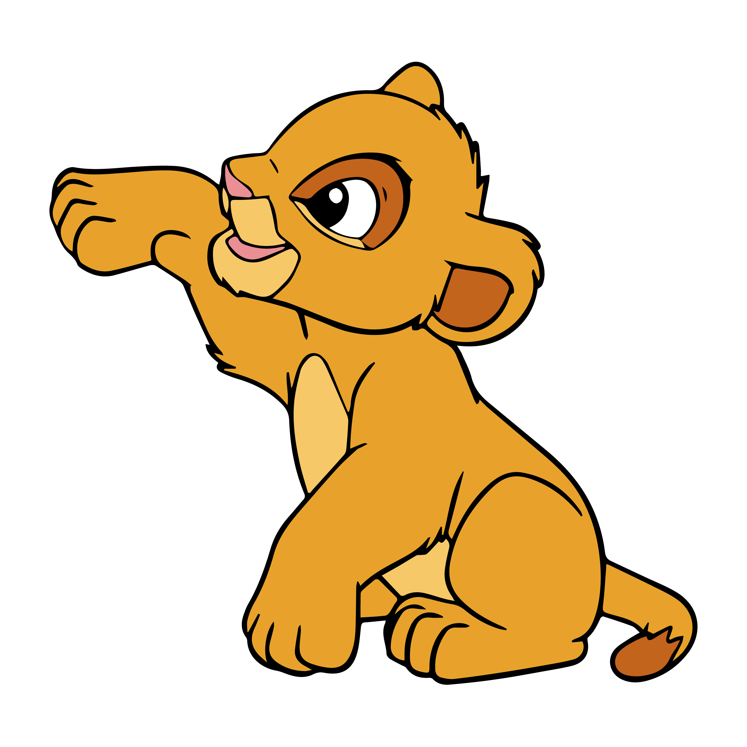 Lion King Simba Cub 3 Logo PNG, SVG, AI Vector – Free Download