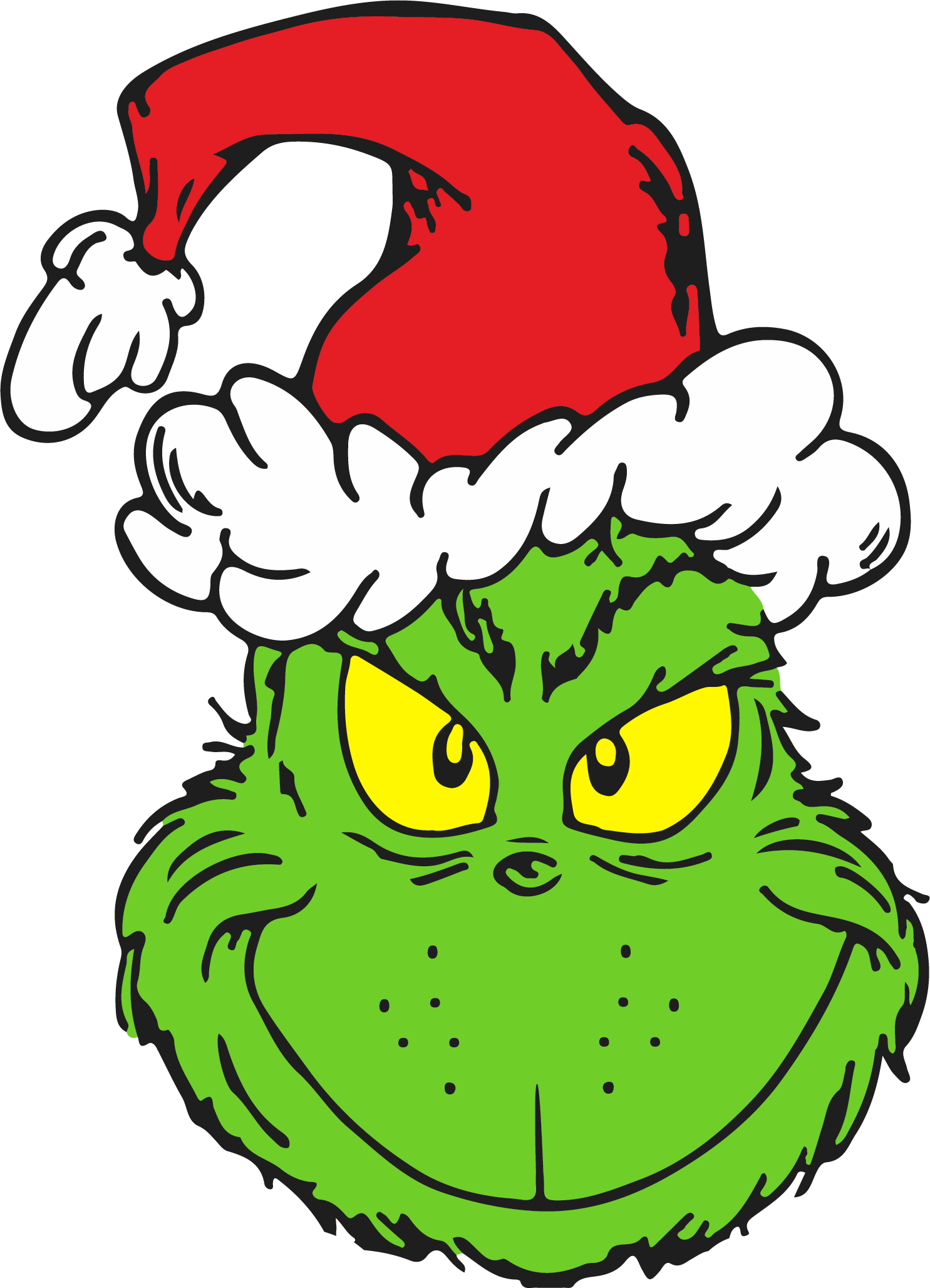 Grinch Christmas Merry Grinchmas Face Logo PNG, SVG, AI Vector – Free ...