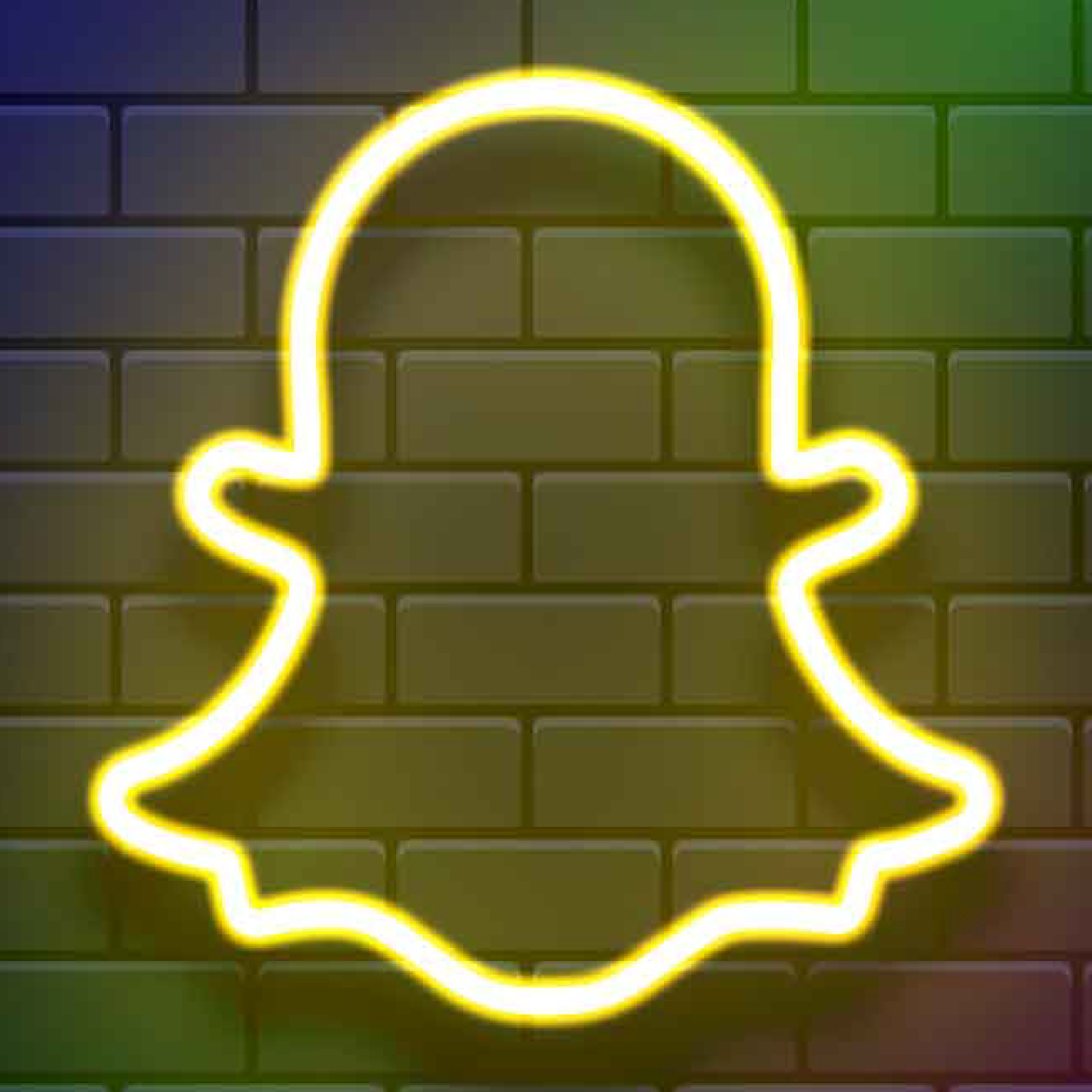 Neon Light Snapchat Logo PNG, SVG, AI Vector – Free Download