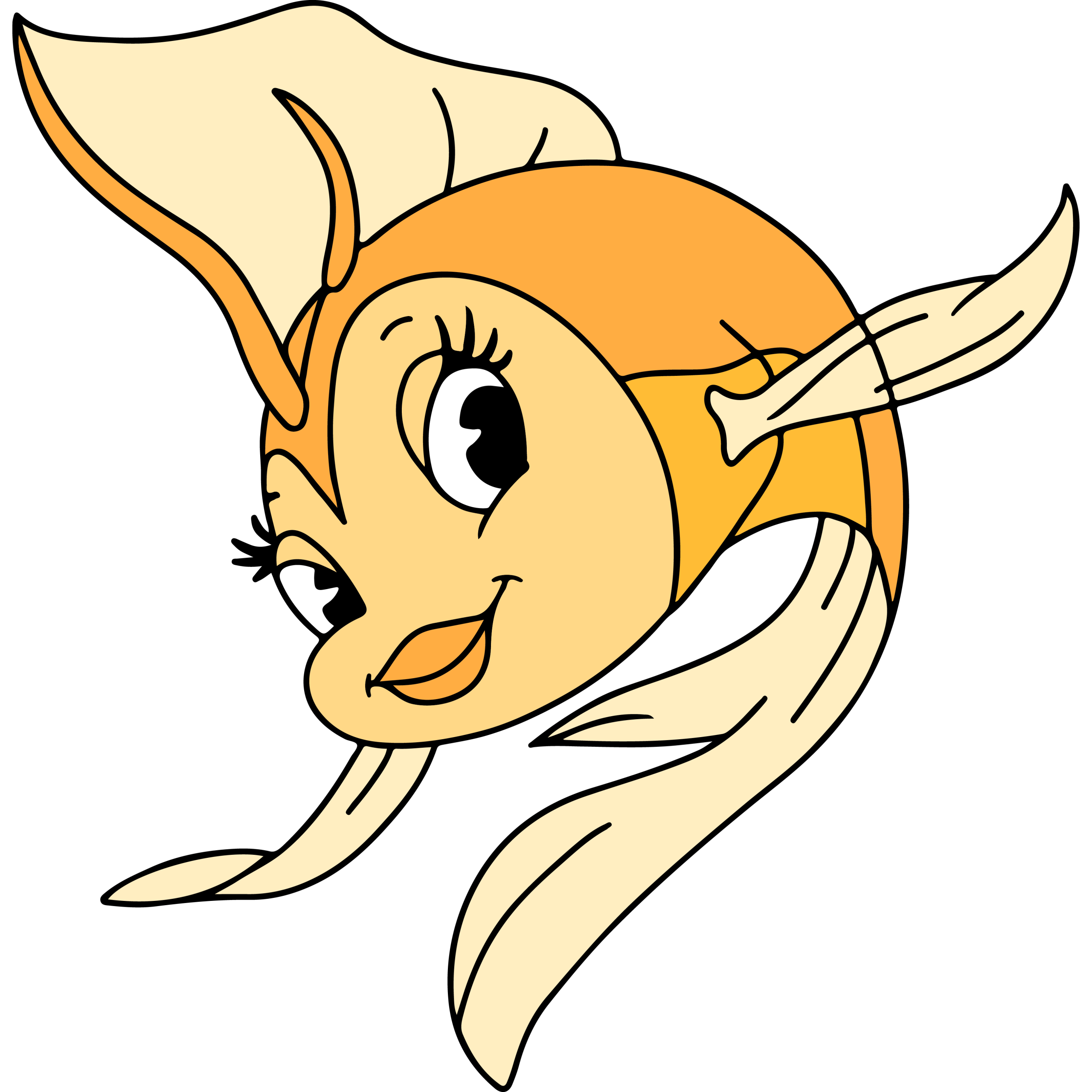 Pinocchio Cleo Goldfish Logo PNG, SVG, AI Vector – Free Download