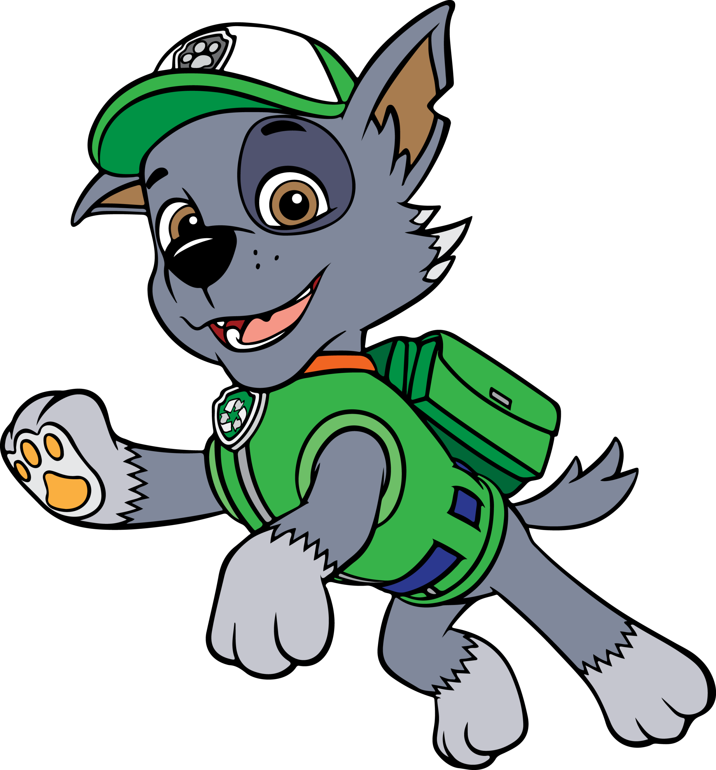 Paw Patrol Rocky 3 Logo PNG, SVG, AI Vector – Free Download