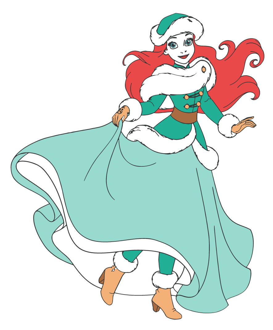 The Little Mermaid Ariel Logo PNG, SVG, AI Vector – Free Download