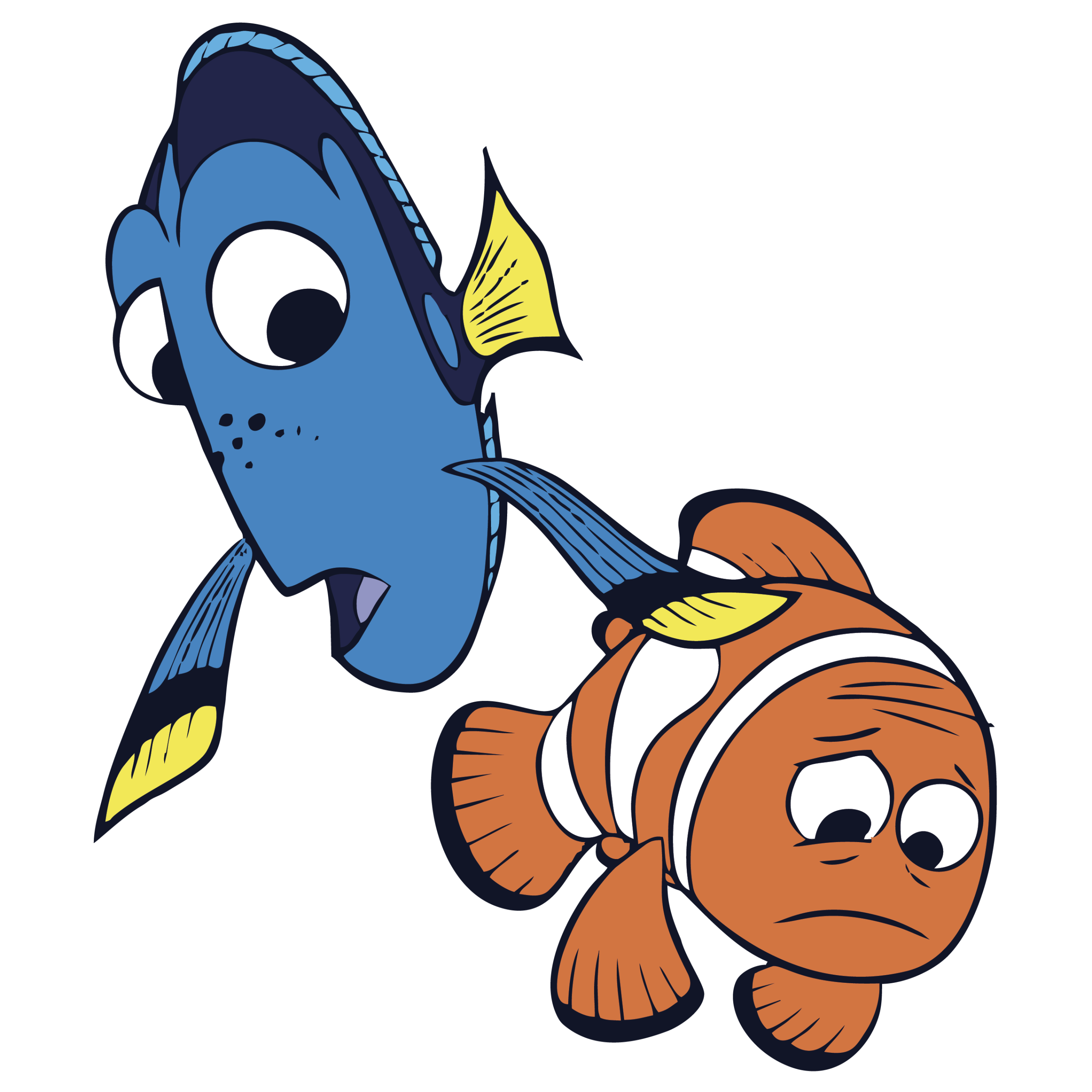 Finding NemoDory and Marlin Logo PNG, SVG, AI Vector – Free Download