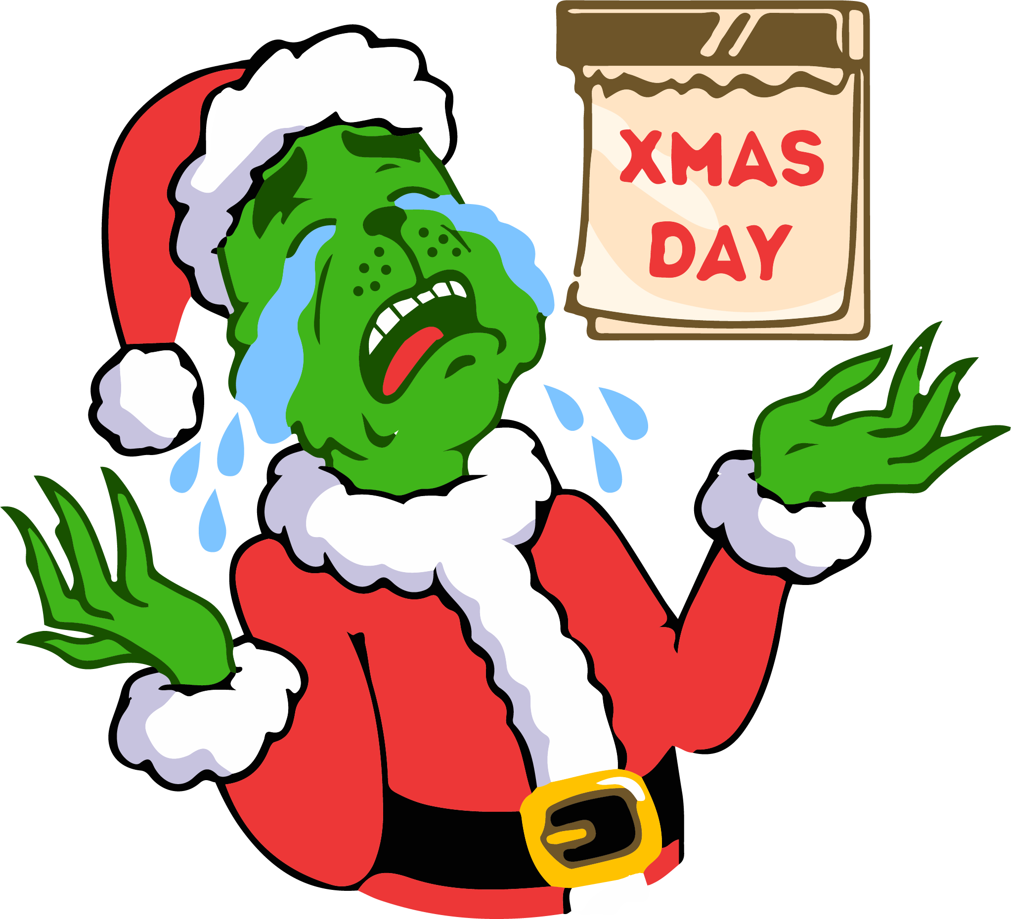 Grinch Christmas Xmas day Logo PNG, SVG, AI Vector – Free Download