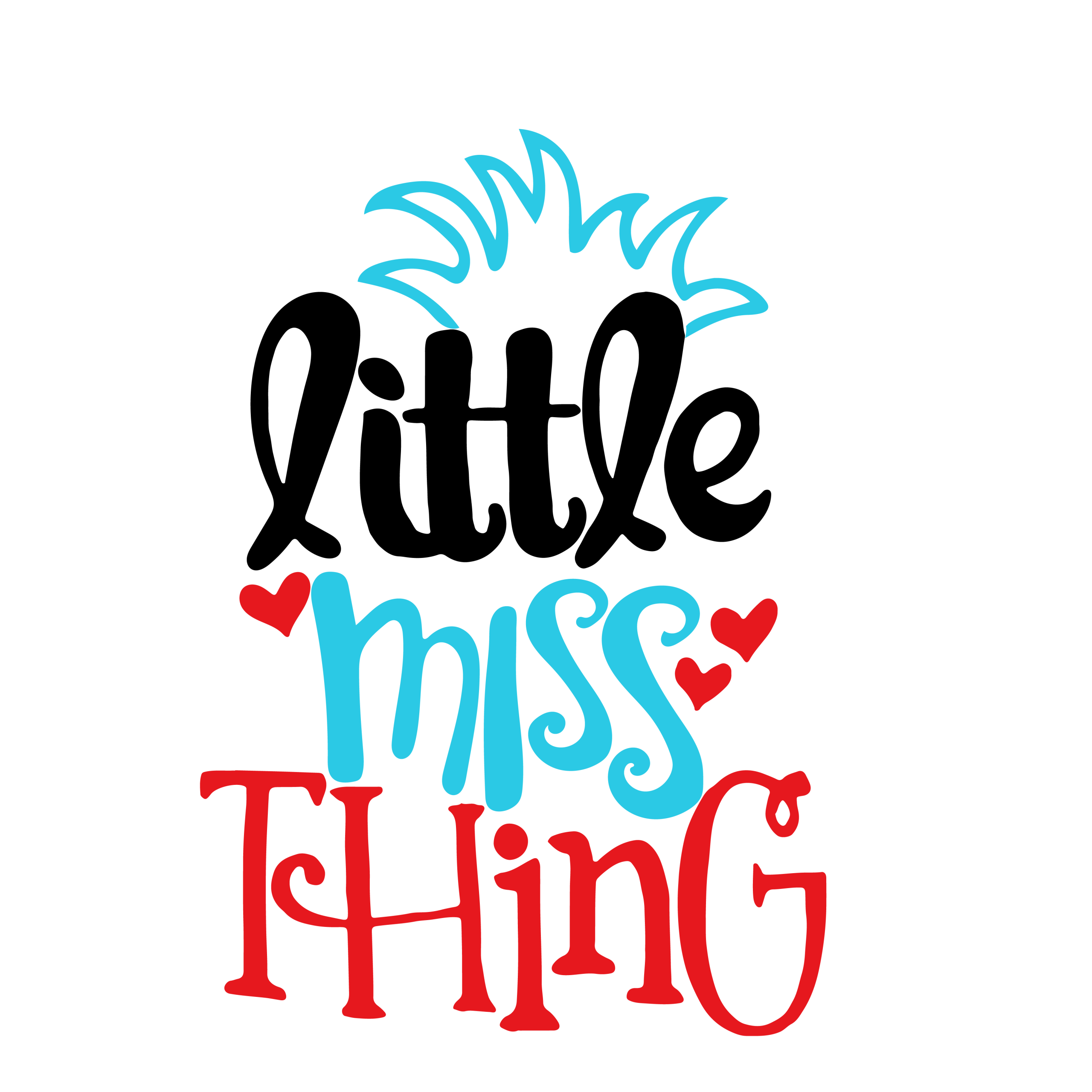 Dr.Seuss little Miss Thing Logo PNG, SVG, AI Vector – Free Download