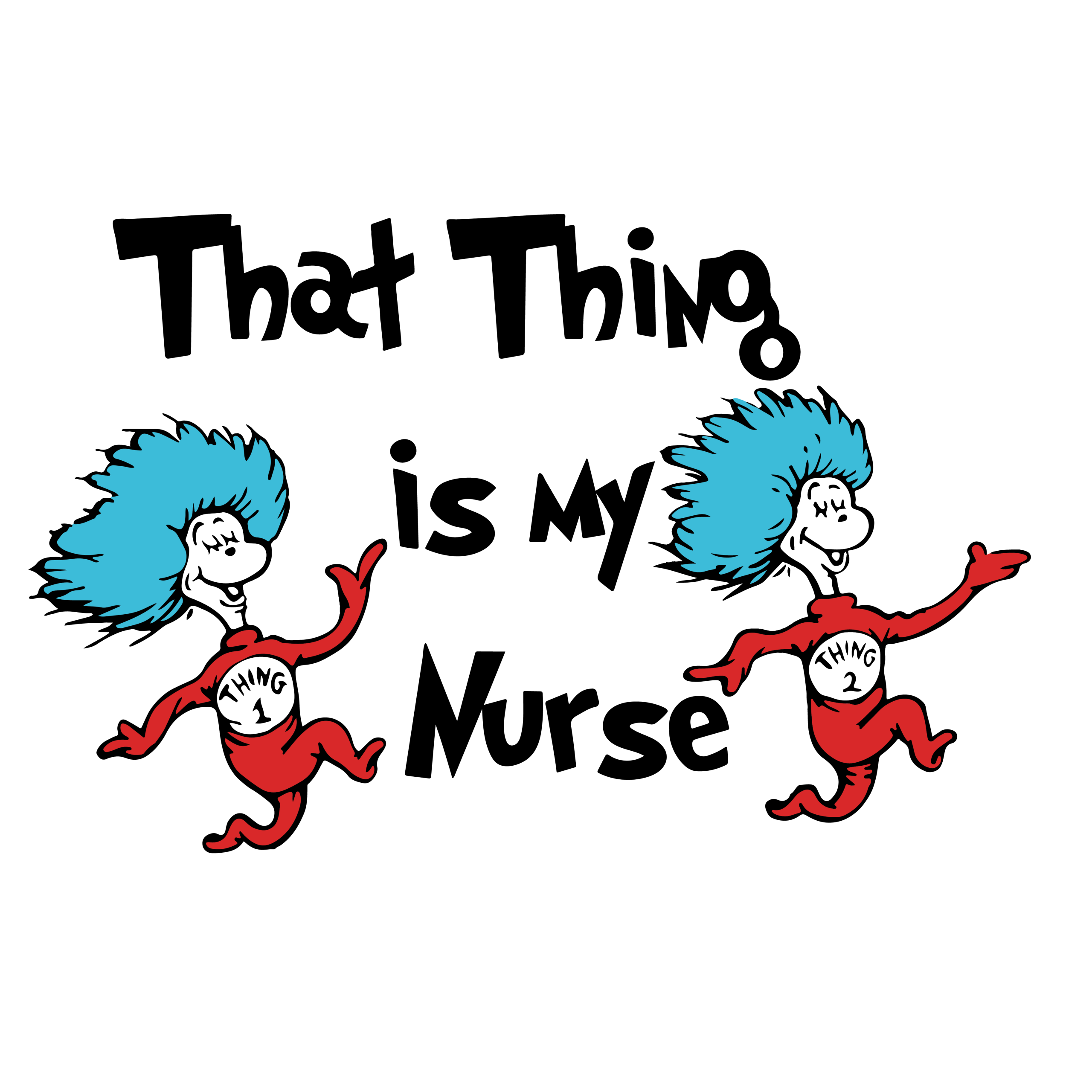 Dr Seuss Cat In Tha Hat Text Logo PNG, SVG, AI Vector – Free Download