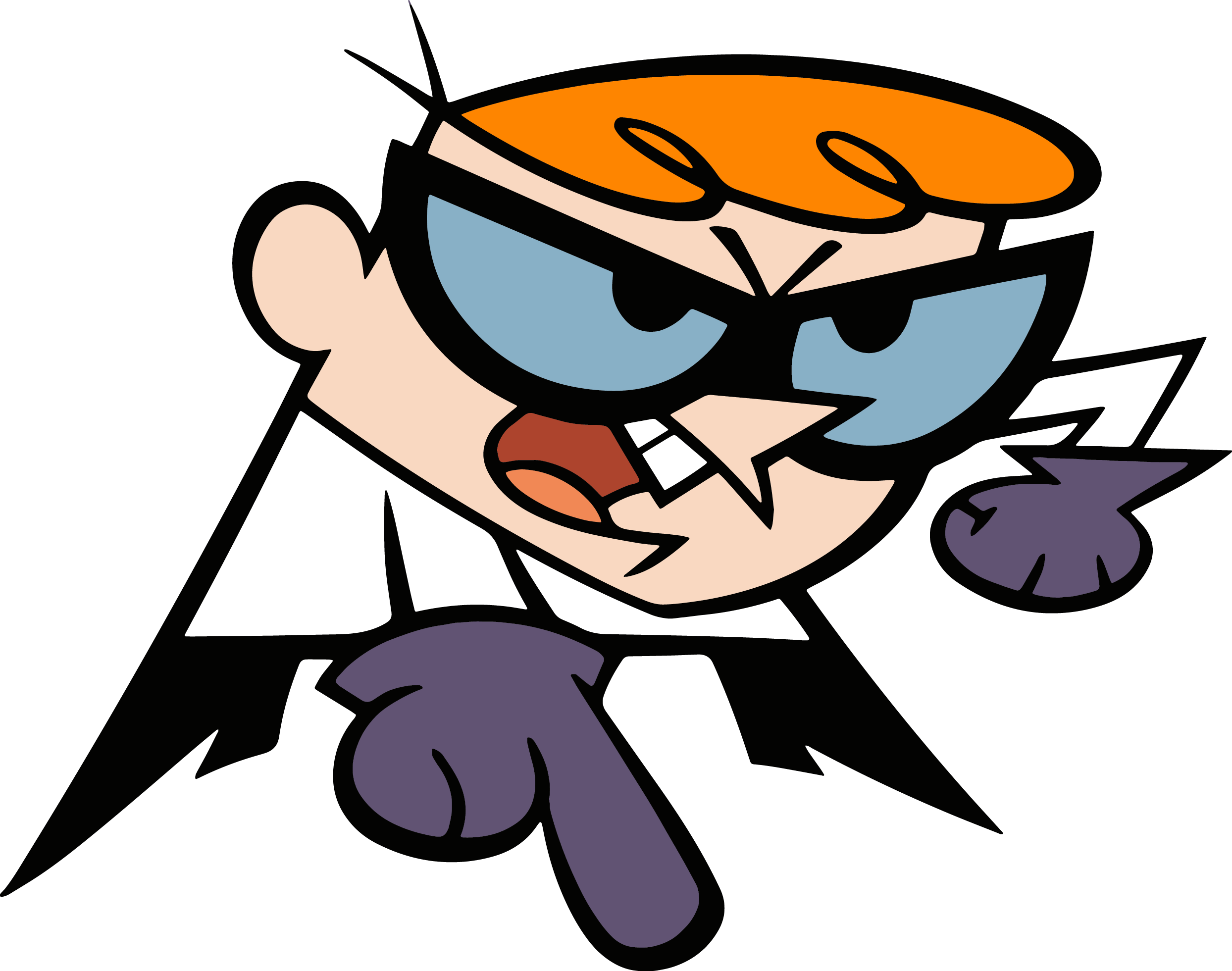 Powerpuff Girls Dexter Angry Logo PNG, SVG, AI Vector – Free Download