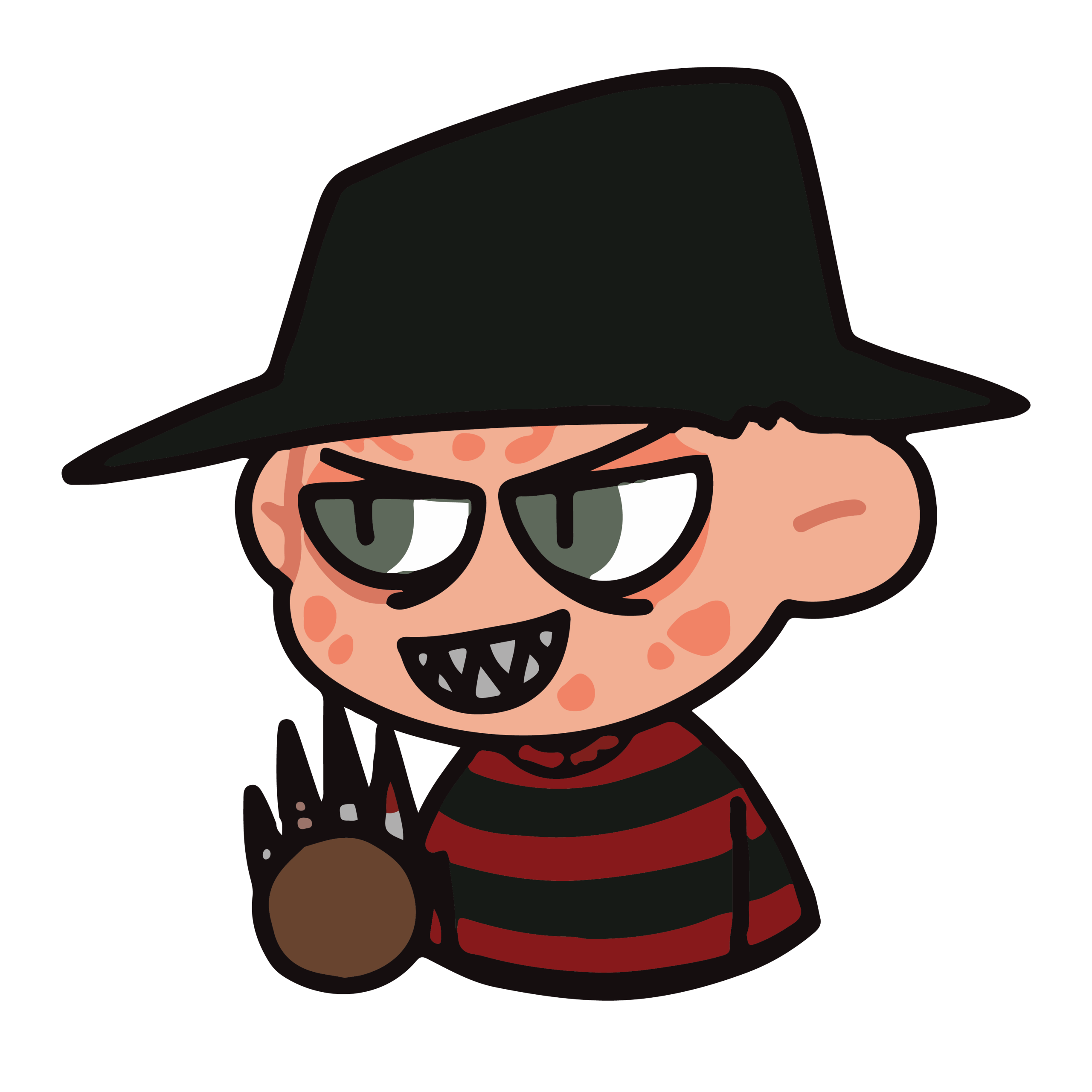Freddy Krueger Logo PNG, SVG, AI Vector – Free Download