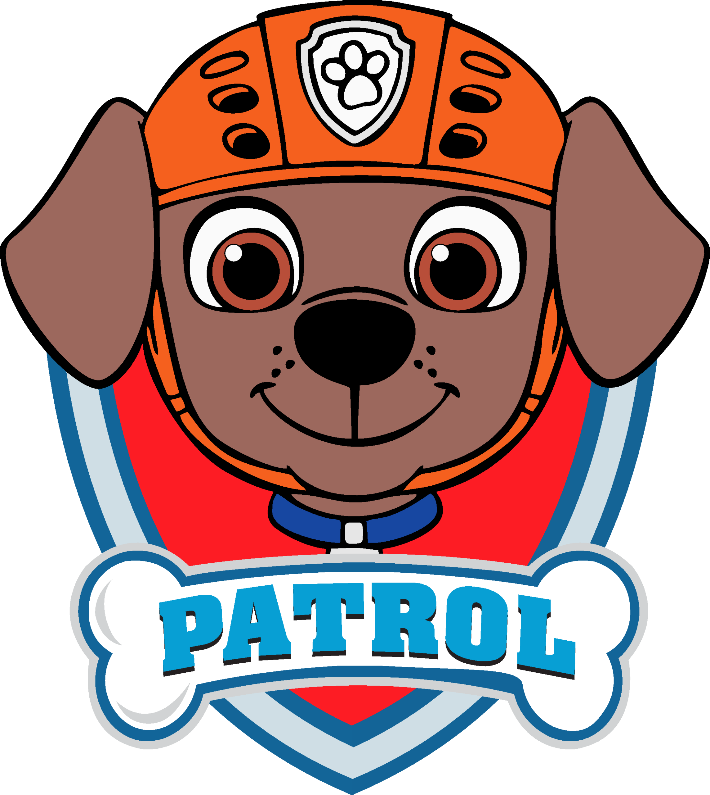 Paw Patrol Zuma 6 Logo PNG, SVG, AI Vector – Free Download